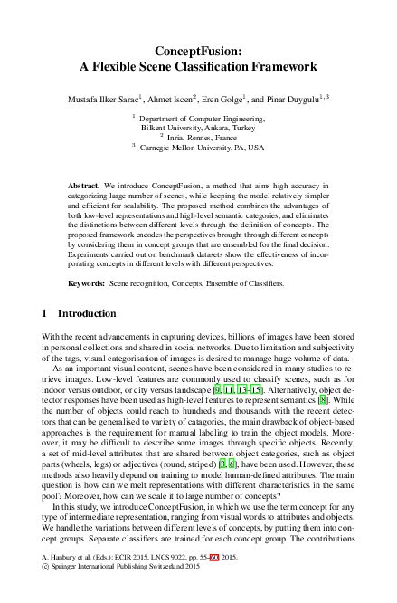 Pdf Conceptfusion A Flexible Scene Classification Framework Pinar