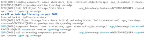 Composing Dapr Custom State Store Component For Oracle Cloud Object