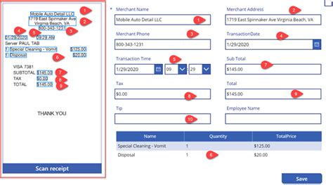 Receipt Processing Using Ai Builder In Powerapps