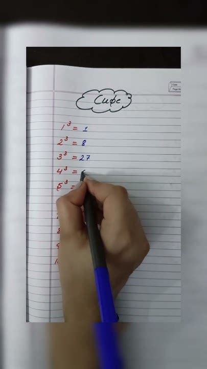 Cube 1 10 Mathematics Youtubeshorts Shorts Youtube