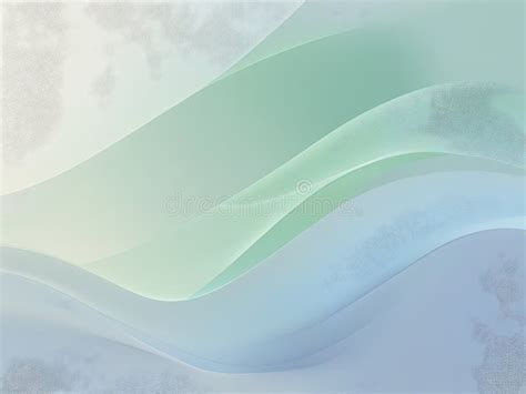 Soft Flowing Abstract Waves In Pastel Colors Stock Illustration Illustration Of Serene