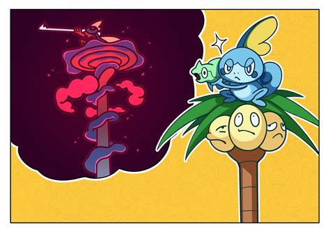 Sobble Inteleon Alolan Exeggutor Remoraid And Gigantamax Inteleon Pokemon Drawn By