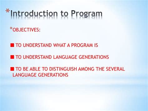 Program And Language Generation Ppt