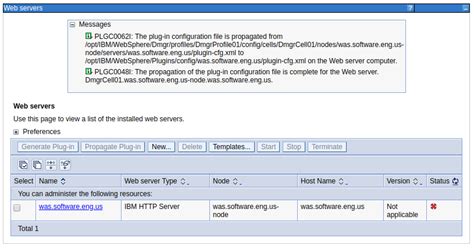 if automatically propagate the plug in configuration file is not checked at servers server