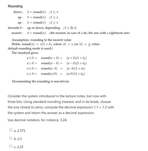 Solved Floating Point Arithmetic Definition A Floating Point Chegg Com