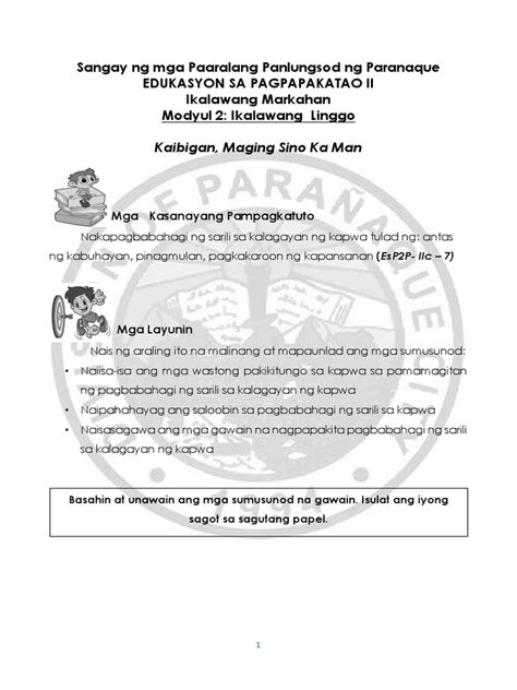 Esp Grade 2 Quarter 2 Module 2 Week 2 Pdf