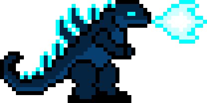 Godzilla Pixel Art