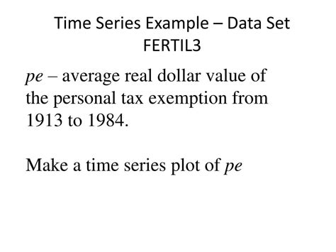 Ppt Chapter 10 Basic Regression Analysis With Time Series Data