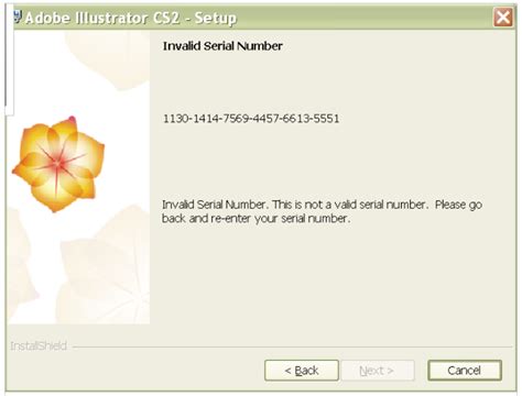 I Am Trying To Install Cs2 But I Receive A Message Adobe Community