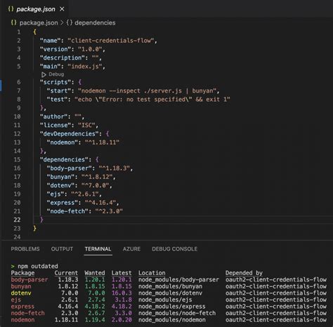 actualizar todos los módulos de un proyecto en node js a su última versión automáticamente