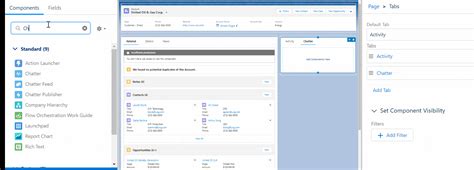 Chatter Component Not Available In Salesforce Lightning App