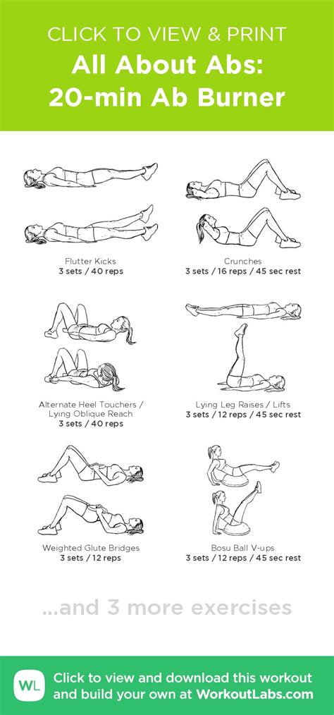 Free Printable Ab Workouts