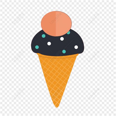 만화 손으로 그려진 귀여운 아이스크림 Png 일러스트 무료 다운로드 Lovepik