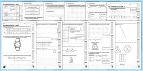 Year 3 Maths Reasoning Test Set 3 Assessment Pack