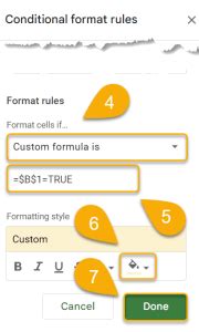 How To Use Conditional Formatting With A Checkbox In Google Sheets Spreadsheet Daddy