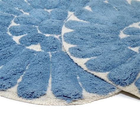 Flower Round Bath Rug At Sara Wentworth Blog