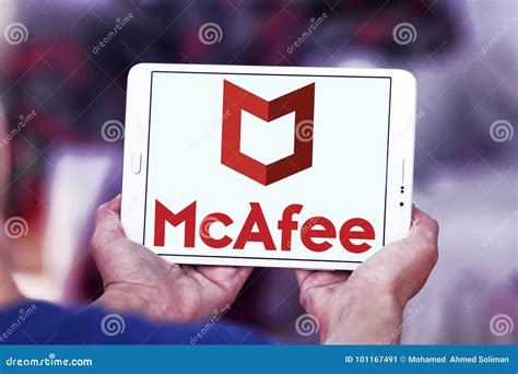 Mcafee Company Logo Editorial Photo Image Of Computer 101167491