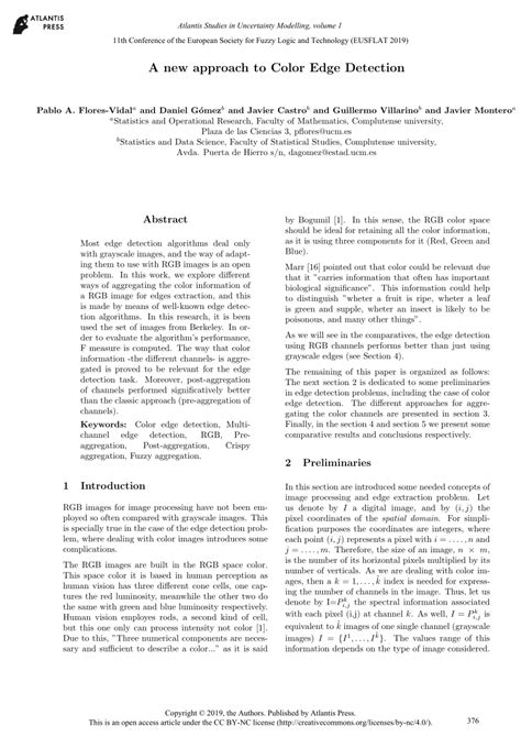 Pdf A New Approach To Color Edge Detection