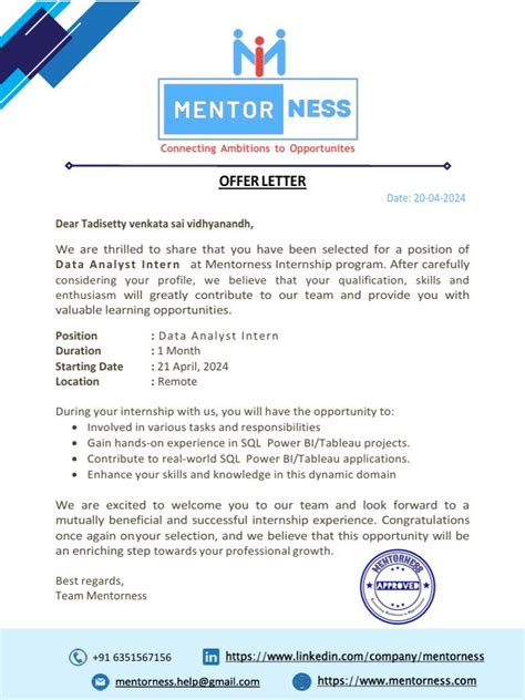 Mentornessinternship Dataanalyst Tableau Sql Internship Vidhyanandh Tadisetty