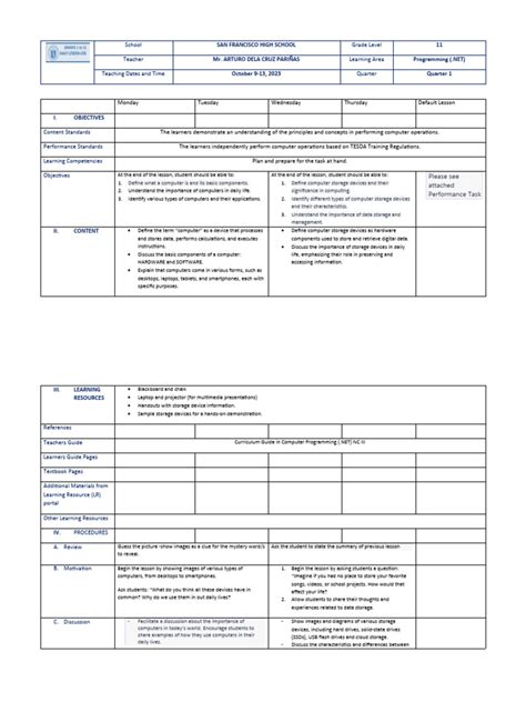 Dll In Programming 5th Week Pdf