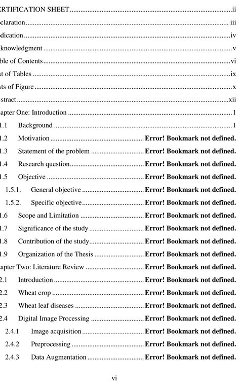 Table 1 Wheat Leaf Disease Detection And Classification