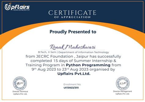 python programming internship skilldevelopment learning tech