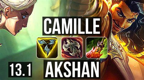 Camille Vs Akshan Mid 8 Solo Kills 1900 Games 19m Mastery 154