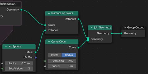 Physics Problem Simulating Elastic Collisions Using Simulation Nodes