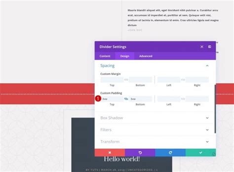 Using Divider Modules To Create Background Shapes With Divis Transform