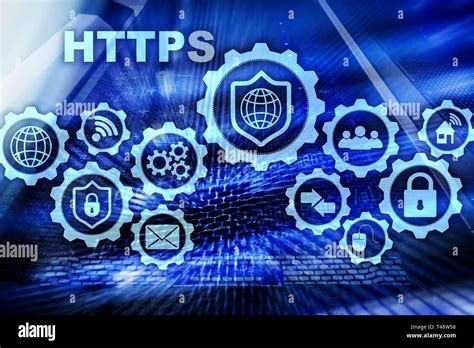 Hypertext Transport Protocol Secure Technology Concept On