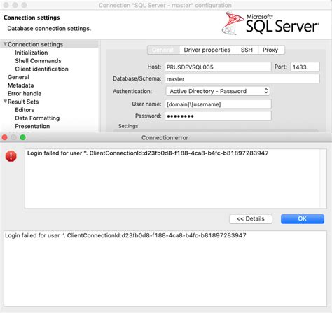 Dbeaver Active Directory Password Fails · Issue 7165 · Dbeaverdbeaver · Github