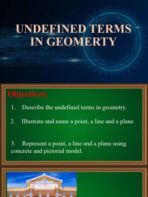 Undefined Terms In Geomerty Demo Pdf Latitude Length