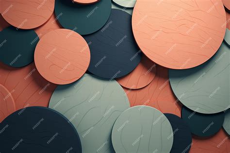 Premium Photo Geometric Background With Nested Circles