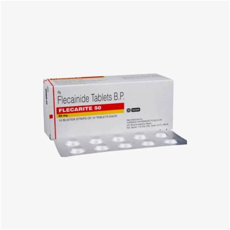 Flecarite 50 Flecainide Tablets At ₹ 211box Pharmaceutical Tablets In Nagpur Id 23451310691