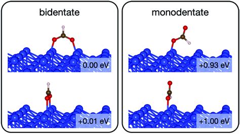 The Intermediate Configurations Of Formate On Cu110 Download Scientific Diagram