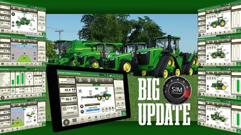 John Deere Screen Updates For Sim Dashboard Farming Simulator 19 Youtube