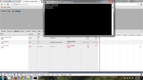 Javascript Not Getting Response From Ajax Getting Into Error