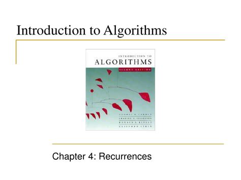 Ppt Introduction To Algorithms Powerpoint Presentation Free Download Id420230