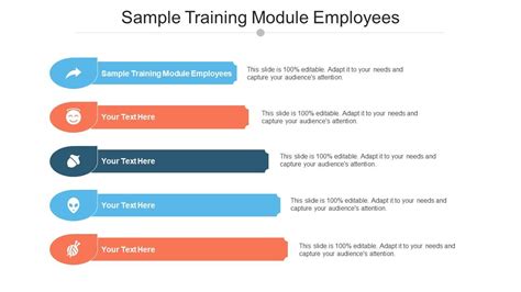 Training Module Sample Template Template Samples