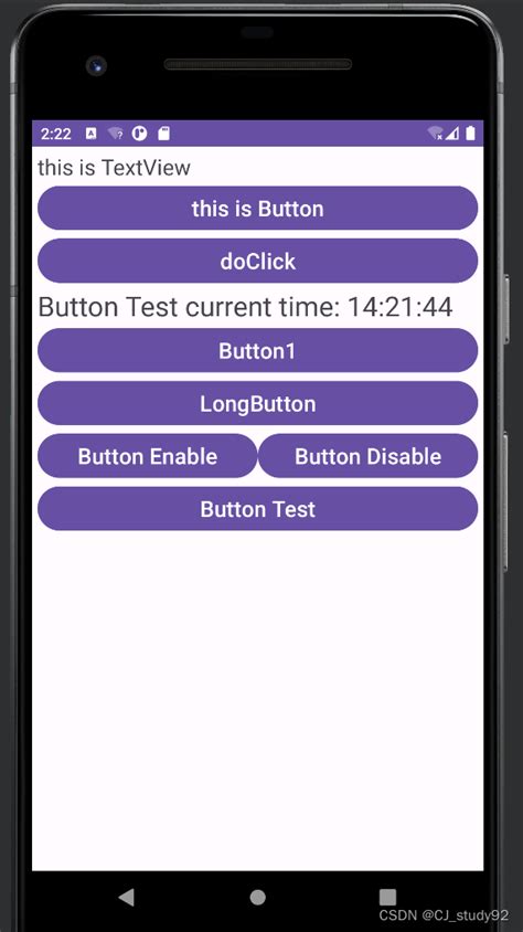 Android学习笔记（七）：按钮button的常用方法android Button Csdn博客
