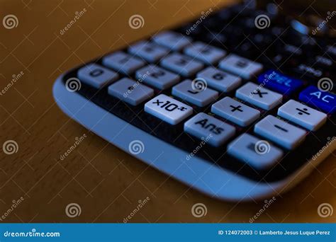Key X10 Of The Keyboard Of A Scientific Calculator Stock Image Image