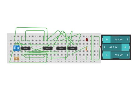 Circuit Design K Map Using Nand Gate Tinkercad