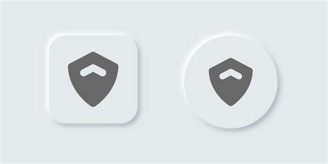 Privacy Solid Icon In Neomorphic Design Style Personal Data Signs