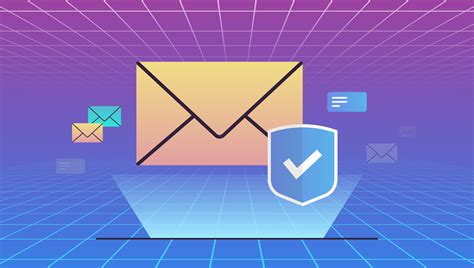 Envelope With Shield Symbol And Mail Data Protection Concept Flat Vector Illustration