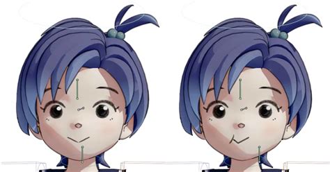Adorable Facial Anime Rig Made With Blenders Grease Pencil