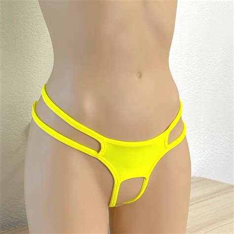 Dubio® Bikini Exposed Crotchless Extreme Bikini Bottom0161x Etsy