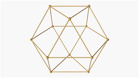 Cuboctahedron Polyhedron 3d Model By Artdeco 3d