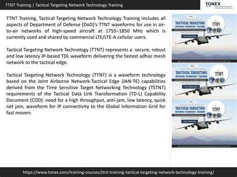 Ppt Ttnt Training Tactical Targeting Network Technology Tonex Training Powerpoint