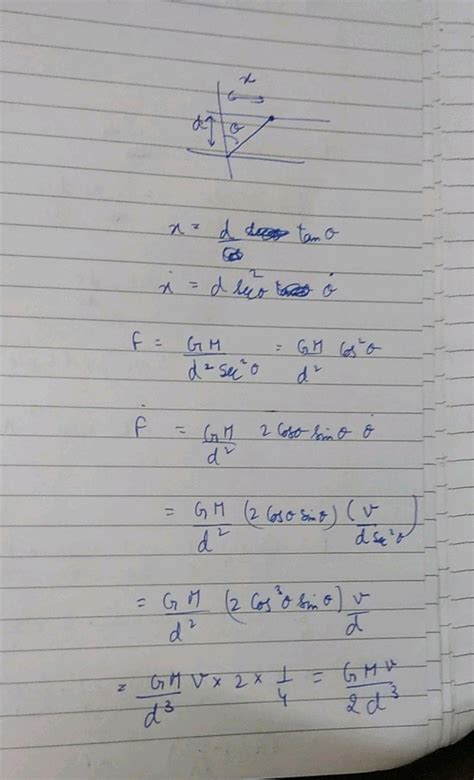 A Particle Of Mass M Moves A Constant Speed Of Along The Line Y D Find The Rate Of Change Of