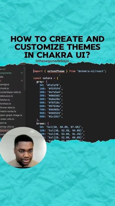 Lets Convert This Custom Theme From Chakra Ui V2 To V3 ⚡️chakraui Reactjs Youtube